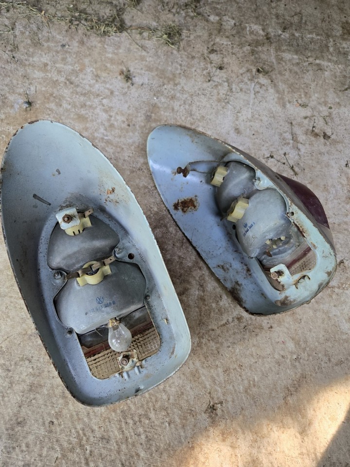 OEM German 67 68 69 70 VW Volkswagen Bug Beetle Tail Light Housing ...