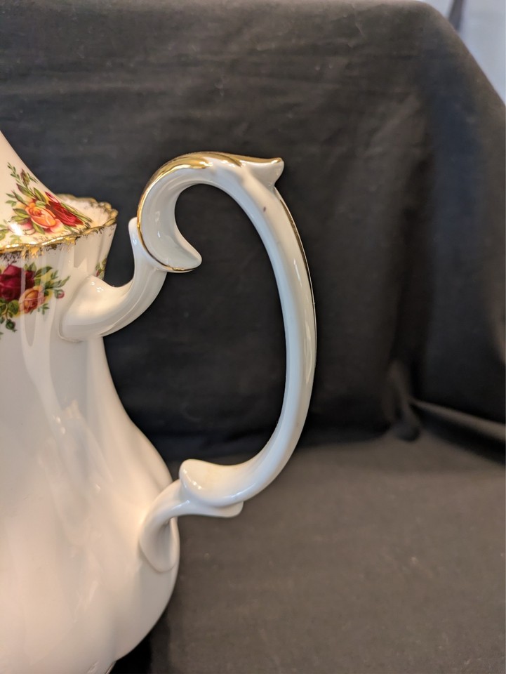Royal Albert Old Country Roses Coffee Pot Made in England | eBay