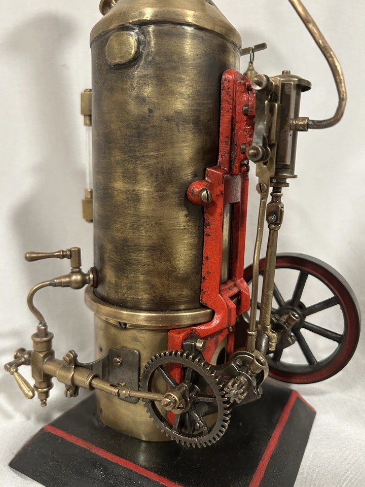 Antique Doll & Co. Vertical Live Steam Engine * Air Tested | eBay
