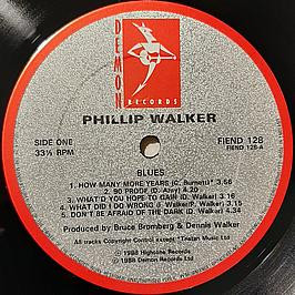 Phillip Walker - Blues - Vinyl Album - 1988 - Demon Records | eBay