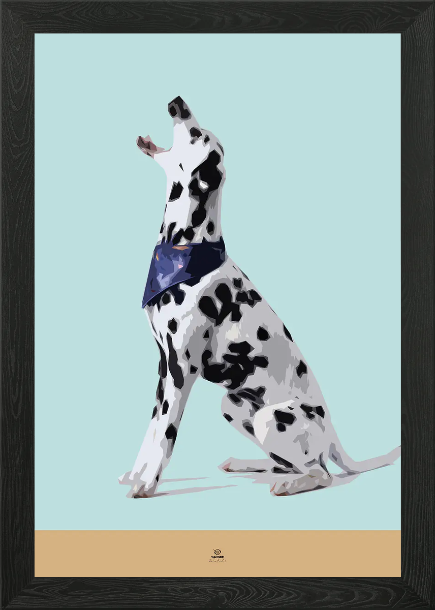 Dalmatian Dog Framed Wall Art Poster Canvas Print Picture | eBay UK