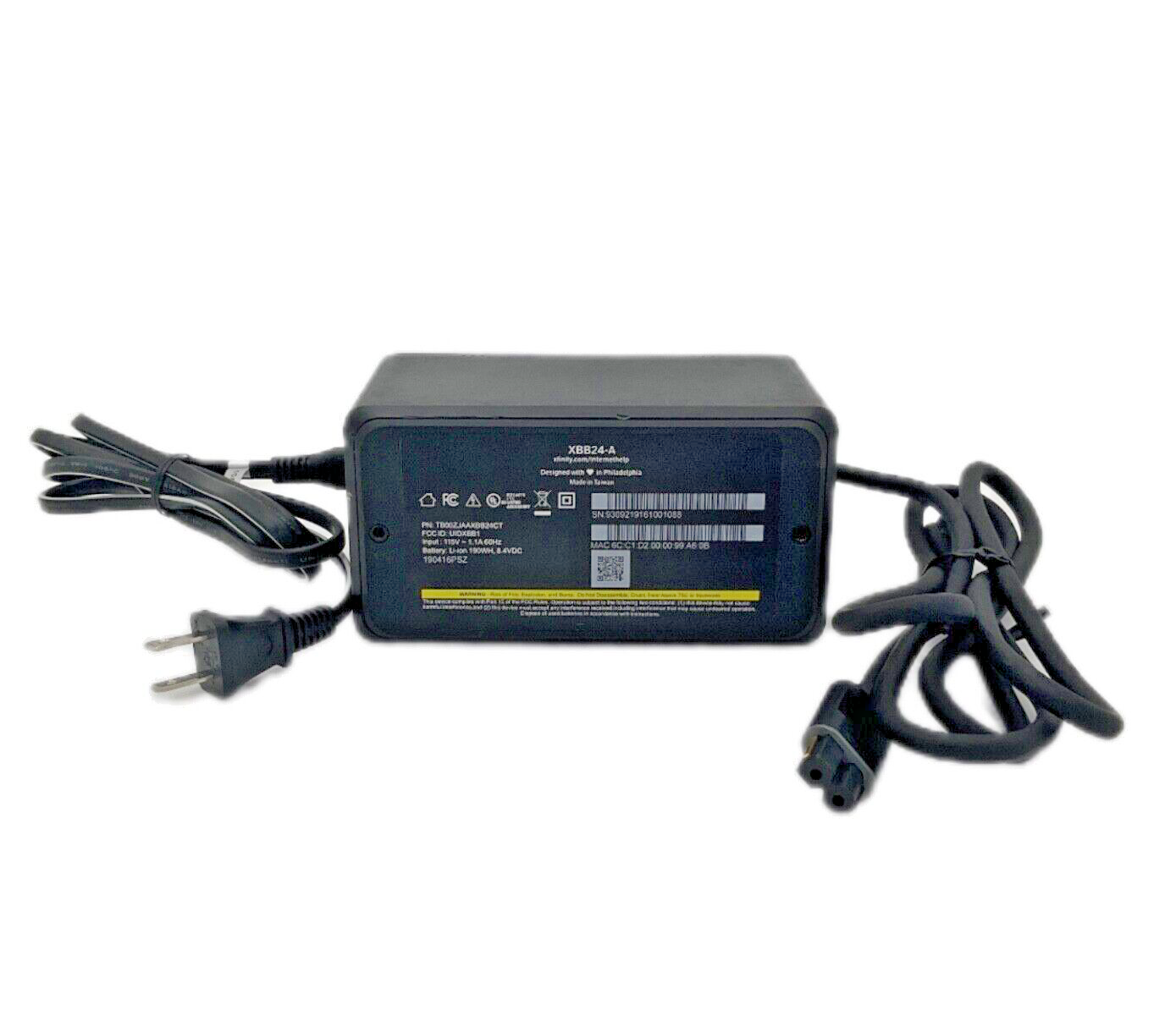 Xfinity XBB24-A TB00ZJAAXBB24CT Cable Modem Gateway Battery Li-ion ...