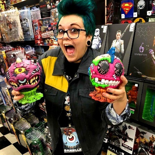 MadBalls Horn Head Ghost Head Ornament Toy Statue Figurine Model ...