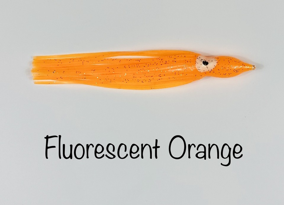 Rock Cod Rig - Single Squid - Choose Color Lingcod, Rock Fish, Red ...