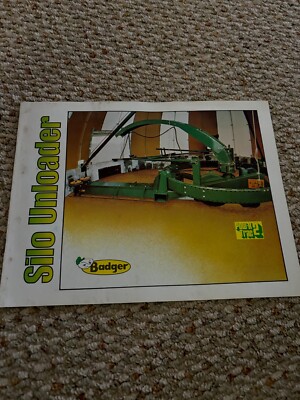 Badger Powr Trac2 Silo Unloader Brochure FCCA24 | eBay