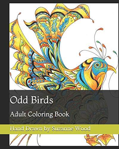 Odd Birds: Adult Coloring Book by Wood New 9781090240798 Fast Free ...