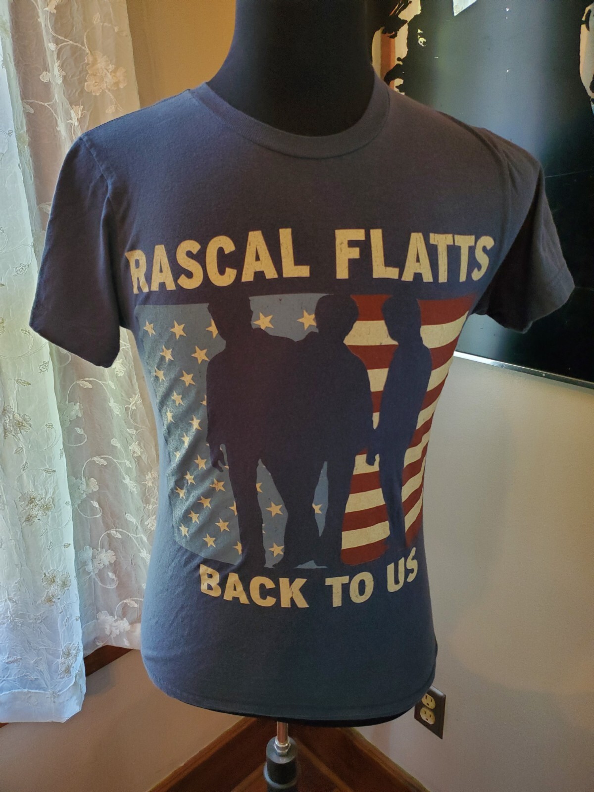 Rascal Flatts Back To Us Concert Tour Mens T-Shirt Size Small | eBay