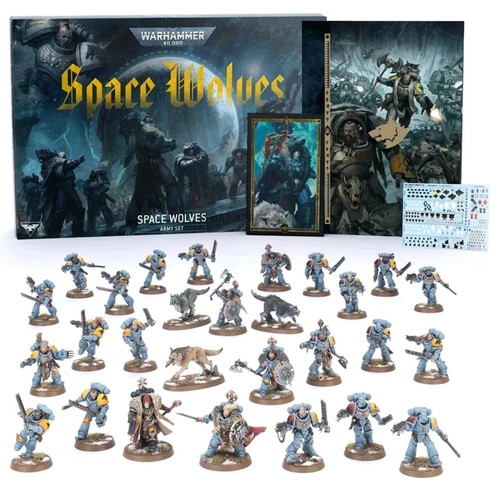 Warhammer 40k Space Wolves Army Boxed Box Set NIB | eBay