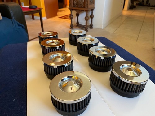 8 stack K&N air filters for GT40 Daytona Coupe Cobra V8 Fuel Injection ...