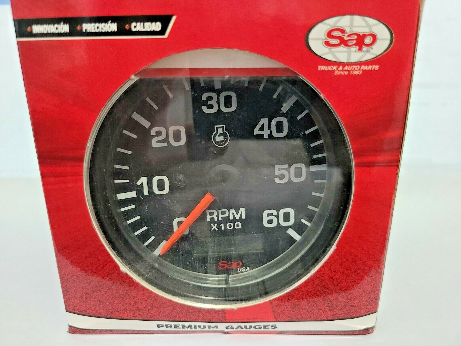 Tachometer Hour Meter Electric 0-6000 RPM, 12/24 Volt 85mm for Trucks ...