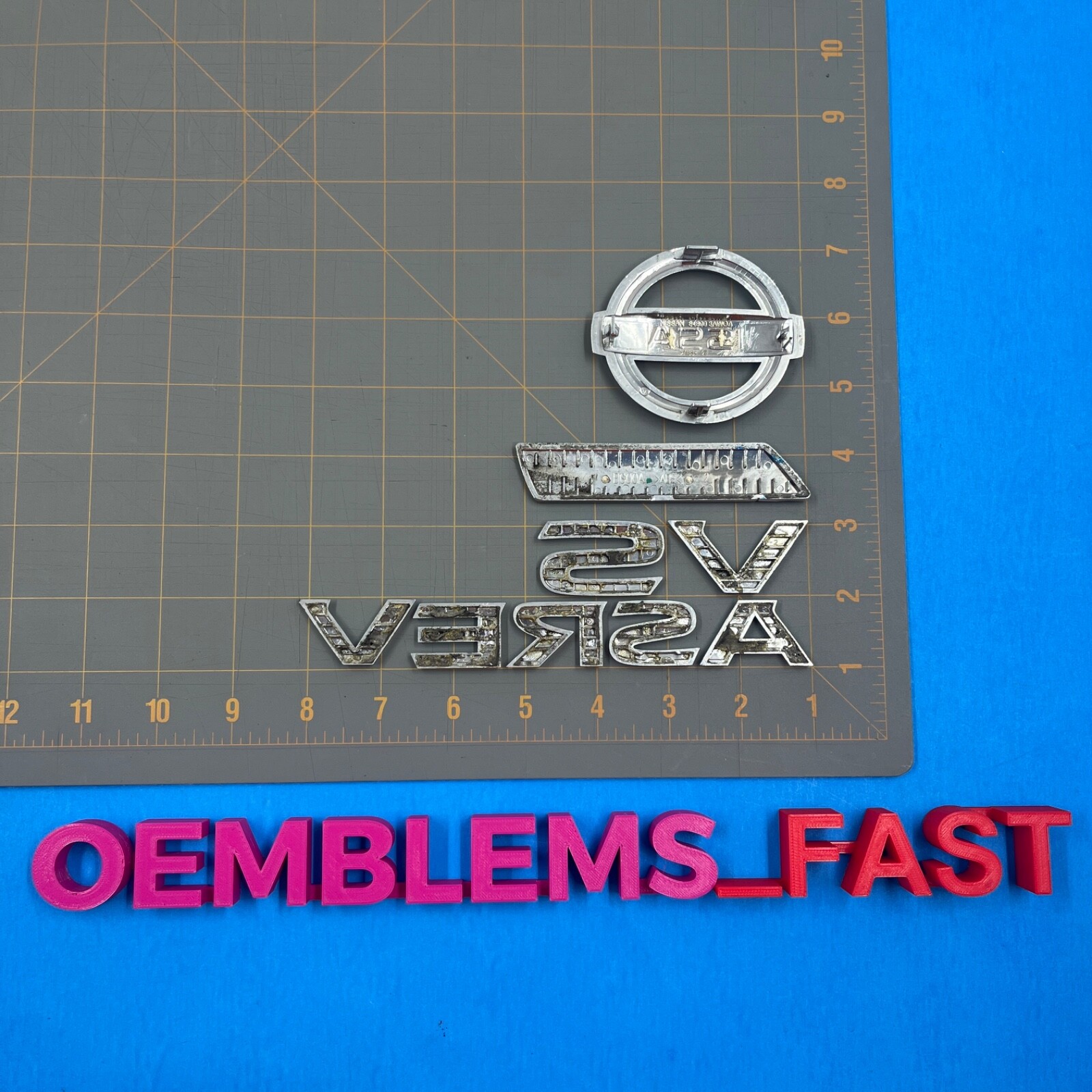 2012-18 Nissan Versa SV Puredrive Trunk Deck Lid Hatch Emblem Set ...