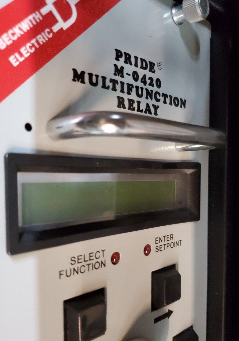 BECKWITH ELECTRIC MULTIFUNCTION RELAY PROTECTION MODULE PRIDE M-0420 ...