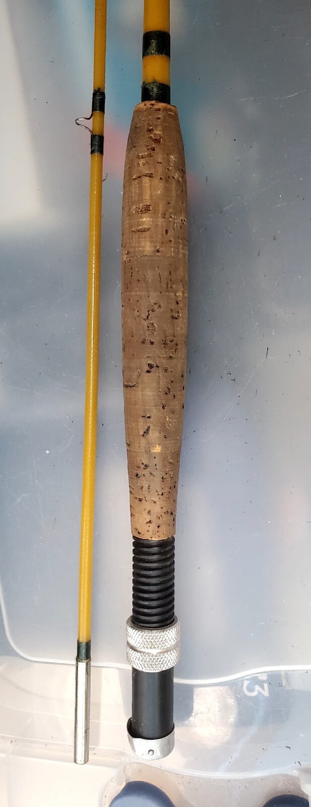 Beautiful VTG Shakespeare Howald Wonderod No.1250 7'9" Fiberglass 2pc ...