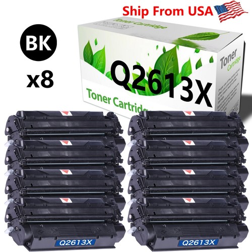8PK Q2613X 2613X Toner Cartridge Laser Jet 1300N 1300XI Printer ...