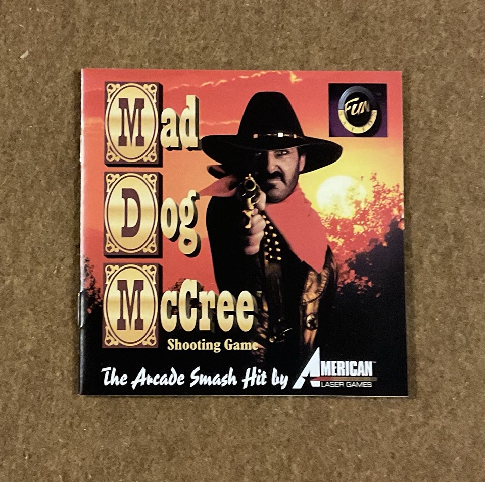 MAD DOG McCREE, big box, DOS CD-ROM, American Laser Games, 1993 ...