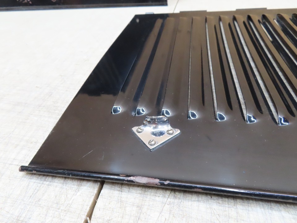 VTG ANTIQUE FORD MODEL A 1928 1929 19 LOUVER HOOD SIDE PANELS W SS ...