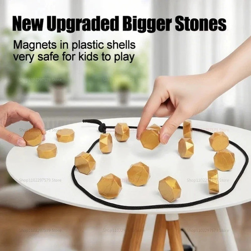 Portable Magnet Stone Games with String, Party Travel Campi | eBay UK
