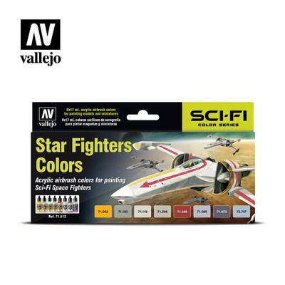 Vallejo Star Fighters Colors Paint Set 71.612 | eBay