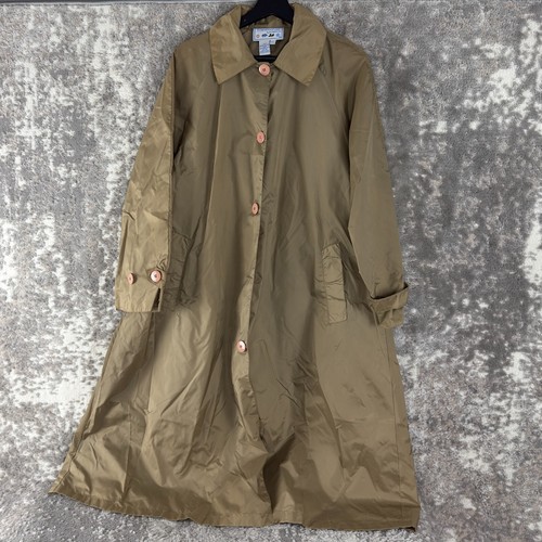 Transitionals by Komitor Petite Size PL Trench Coat Beige Pockets ...