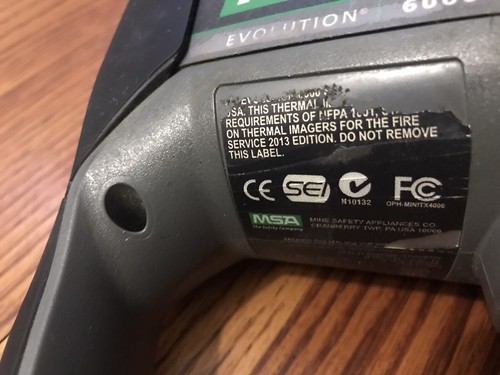 MSA EVOLUTION 6000+ Thermal Imaging Camera | eBay