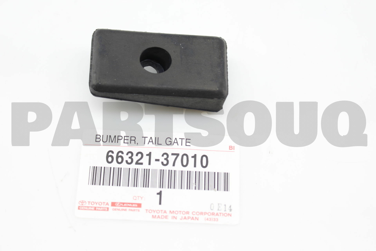 6632137010 Genuine Toyota BUMPER, GATE RUBBER 66321-37010 | eBay