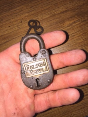 Padlock Key Set Lot Brass Lock Wild West Collector Johnny Cash Folsom ...