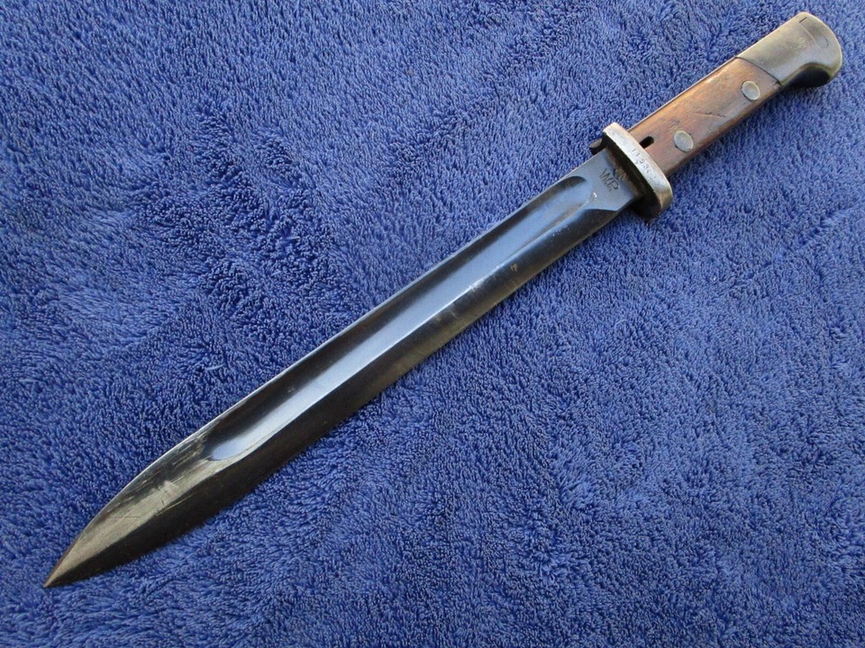 ORIGINAL WW2 GERMAN OCCUPATION POLISH PERKUN WZ 24 BAYONET AND MATCHING ...