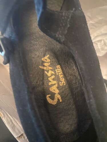 Woman's Sansha Sevilla Black Suede Flamenco Dance Shoes Size 10M | eBay