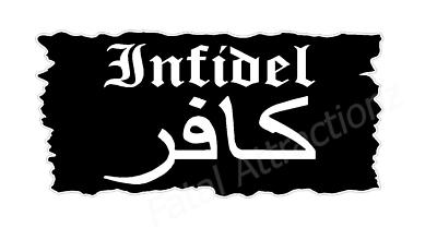 Infidel Flag Vinyl Decal Sticker army navy marine soldier usa | eBay