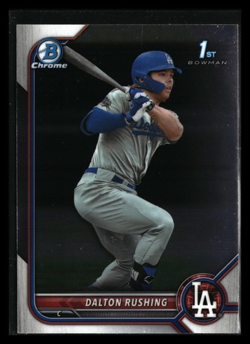 Dalton Rushing 2022 Bowman Draft Chrome #BDC-84 Los Angeles Dodgers ...