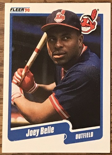 Albert Joey Belle 1990 Fleer Rookie Card #485 Indians MLB RC Free ...