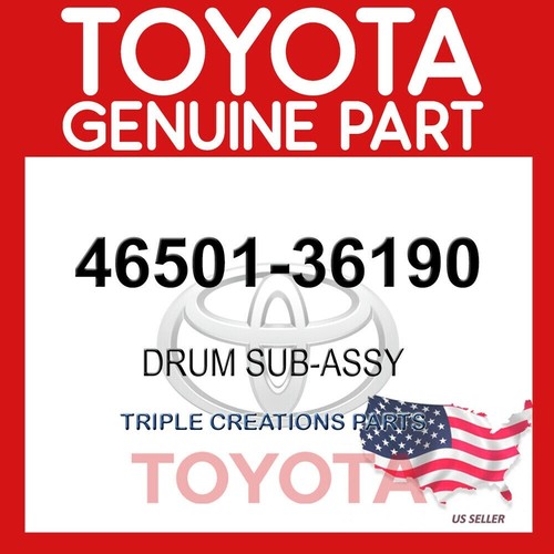 GENUINE Toyota 46501-36190 DRUM SUB-ASSY, PARKING BRAKE 4650136190 OEM ...