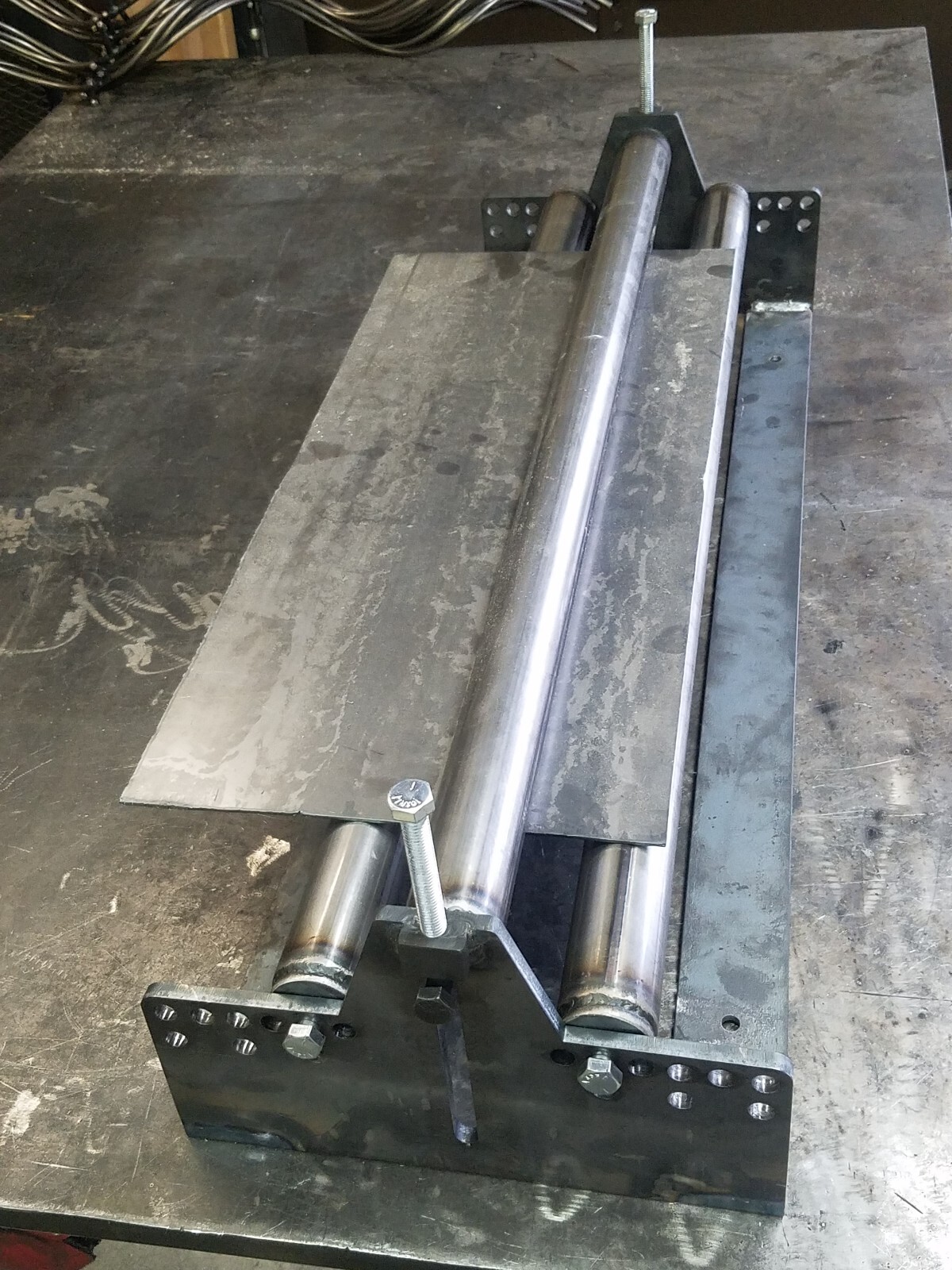 24 Adjustable Heavy Duty Sheet Metal Roller Slip Roll rolling steel ...