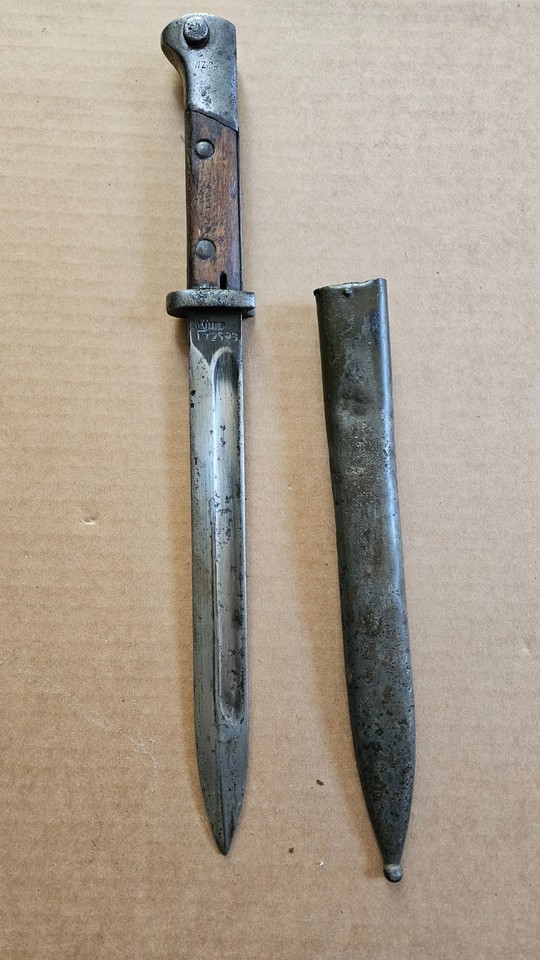 65. Original Polish Army Wz 24 bayonet with steel scabbard | eBay
