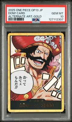 One Piece Gold Roger Gold Don PSA10 OP13 Trading Card Collectible ...