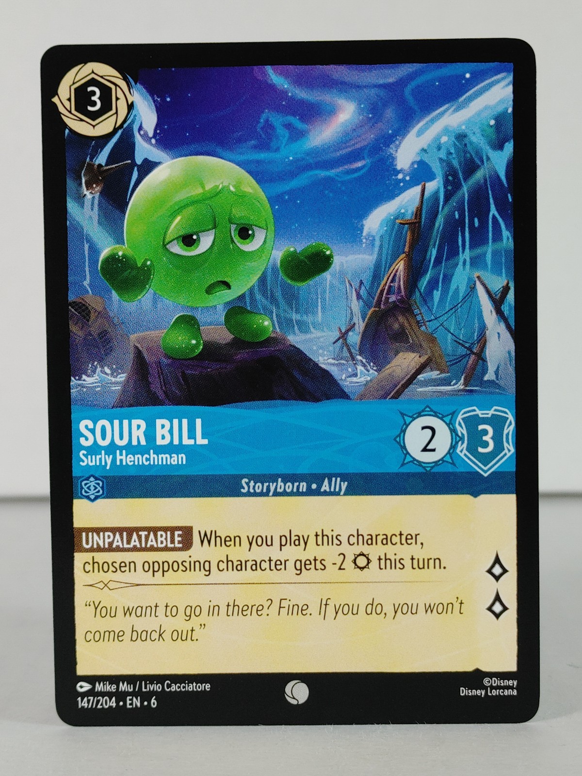 Sour Bill - Surly Henchman - Azurite Sea - LORCANA #147 - Singles | eBay