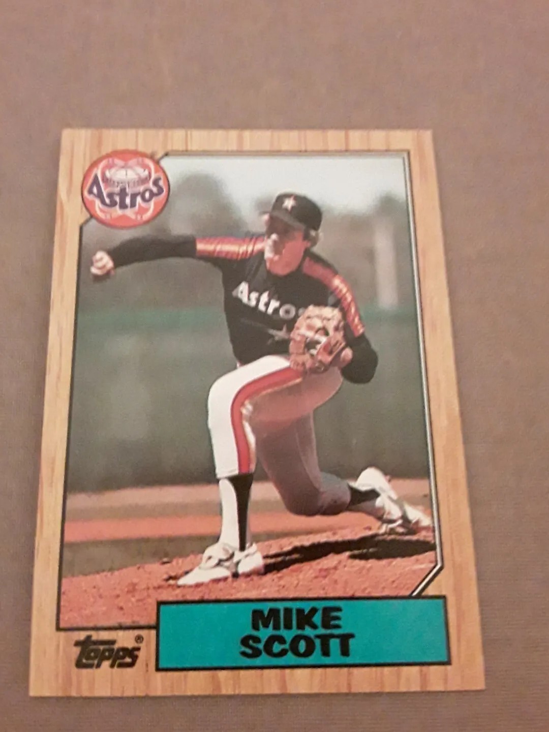 1987 Topps MIKE SCOTT baseball card. HOUSTON ASTROS. | eBay