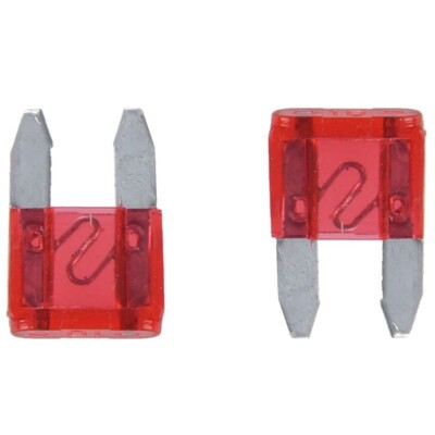 10A Red Mini Blade Fuse 10A Amps ATM Auto Car Van Bike Fuses 5PCS ...