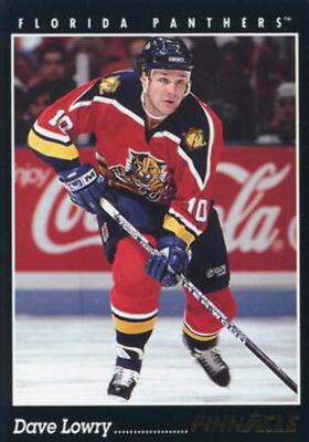 #408 Dave Lowry - Florida Panthers - 1993-94 Pinnacle Canadian Hockey ...