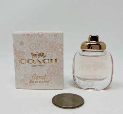 Coach New York FLORAL EDP Womens Perfume 0.15 Oz Splash Bottle BNiB | eBay