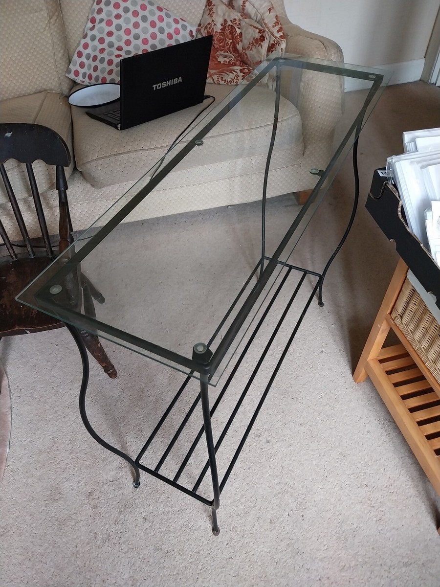 Wrought Iron Entryway Table