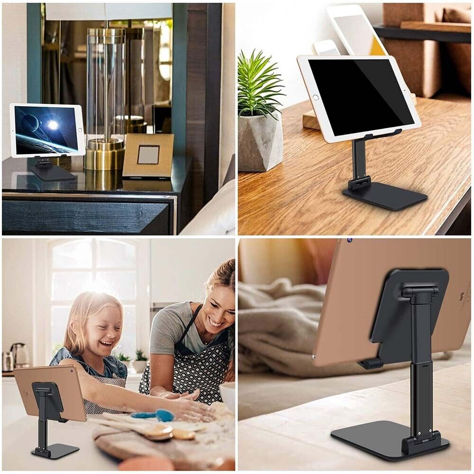 Adjustable Phone Tablet Desktop Stand Desk Holder Mount Cradle For ...