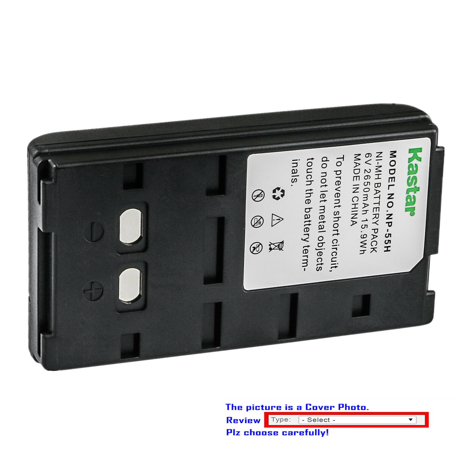 Kastar Replacement Battery Pack for Sony NP-33 NP-55 NP-98 NP-66 NP-68 ...