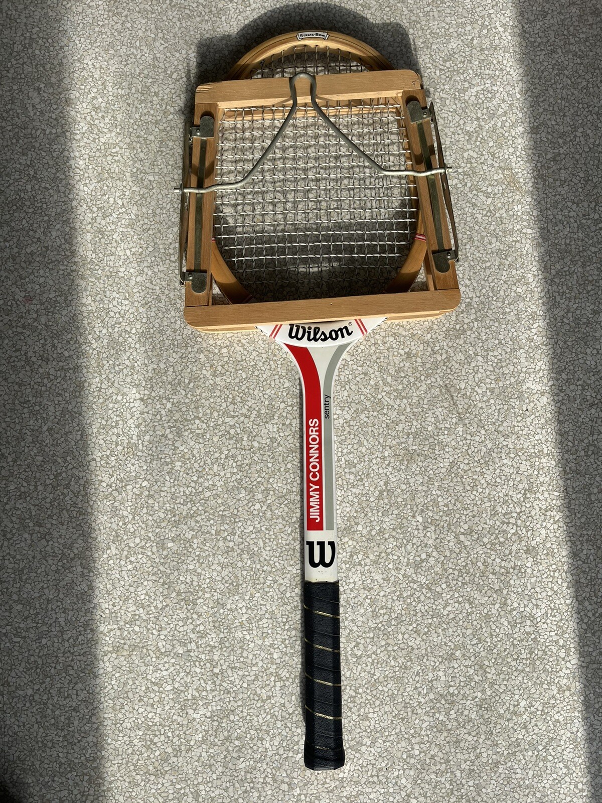 Wilson Tennis Racquet Jimmy Connors Sentry Wooden Vintage Racket VTG ...