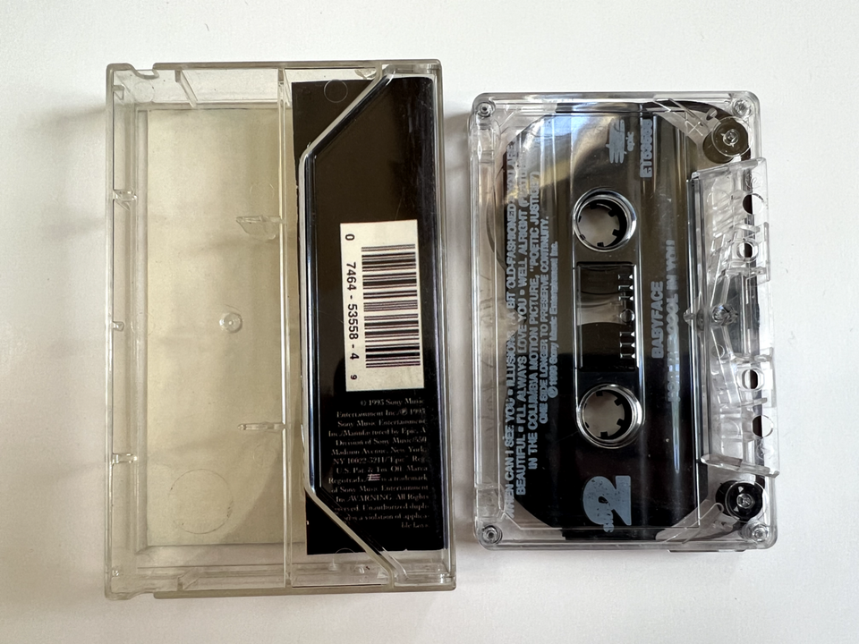 BABYFACE FOR THE COOL IN YOU Cassette Tape 1993 Funk Soul Hip-Hop, Rare ...