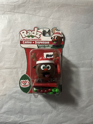 RADZ A Holiday Tradition Candy + Dispenser Christmas-Jingles Reindeer ...