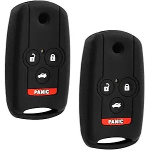 2X Remote Keyless Entry Remote Key Fob Cover Silicone Rubber Skin 4 ...