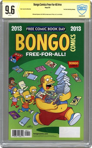 Bongo Comics Free-For-All FCBD 2013 CBCS 9.6 SS Billy West 24-05F727E ...