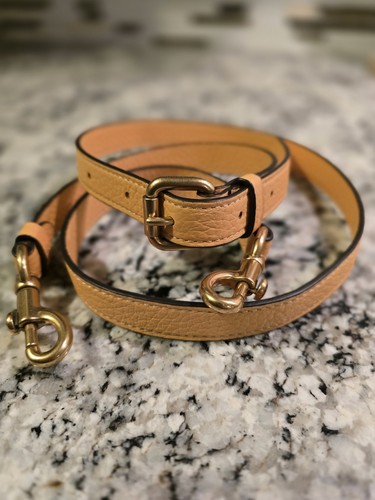 COACH Adjustable Yellow Honeycomb Pebbled Leather Replacement Strap for ...