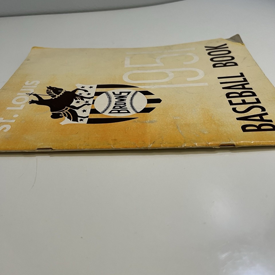 1951 St. Louis Browns Official Baseball Book Yearbook Vintage Rare | eBay